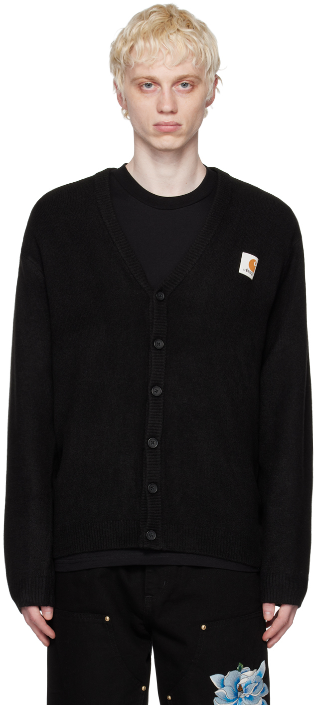 Awake Ny Carhartt Wip Edition Cardigan In Black - 39% Off