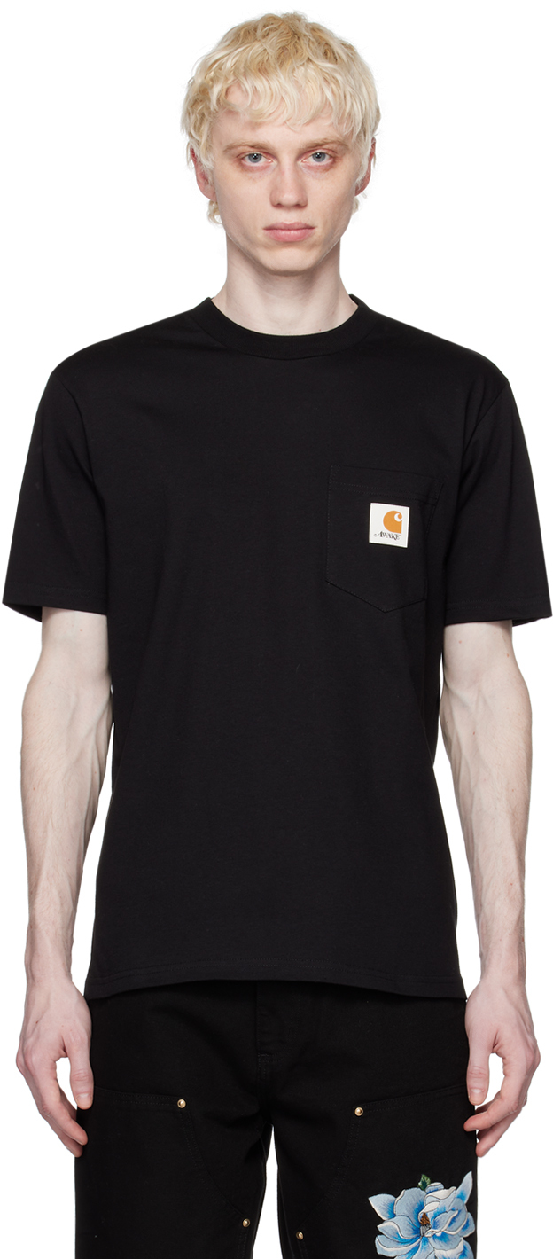 Buy AWAKE NY Carhartt Wip Edition Pocket T-shirt - Black At 41