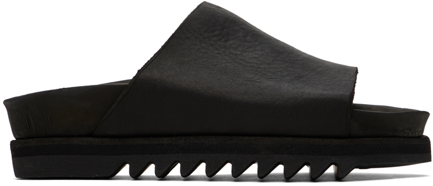 Guidi Black Standard Sandals - Blkt | Editorialist