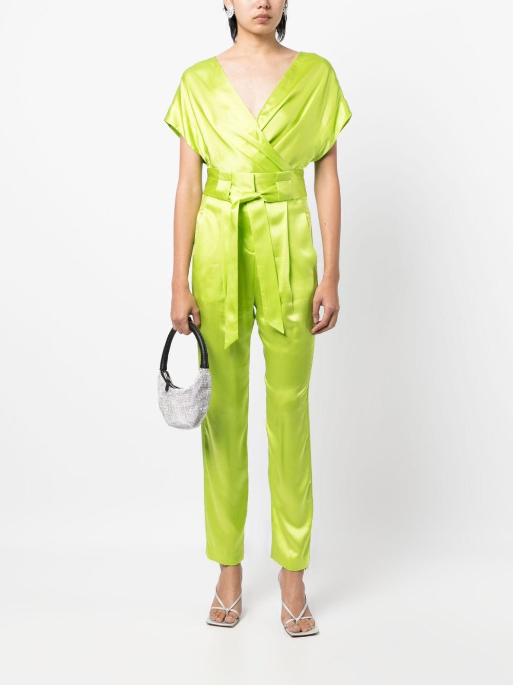 MICHELLE MASON Michelle Mason Open-Neck Top