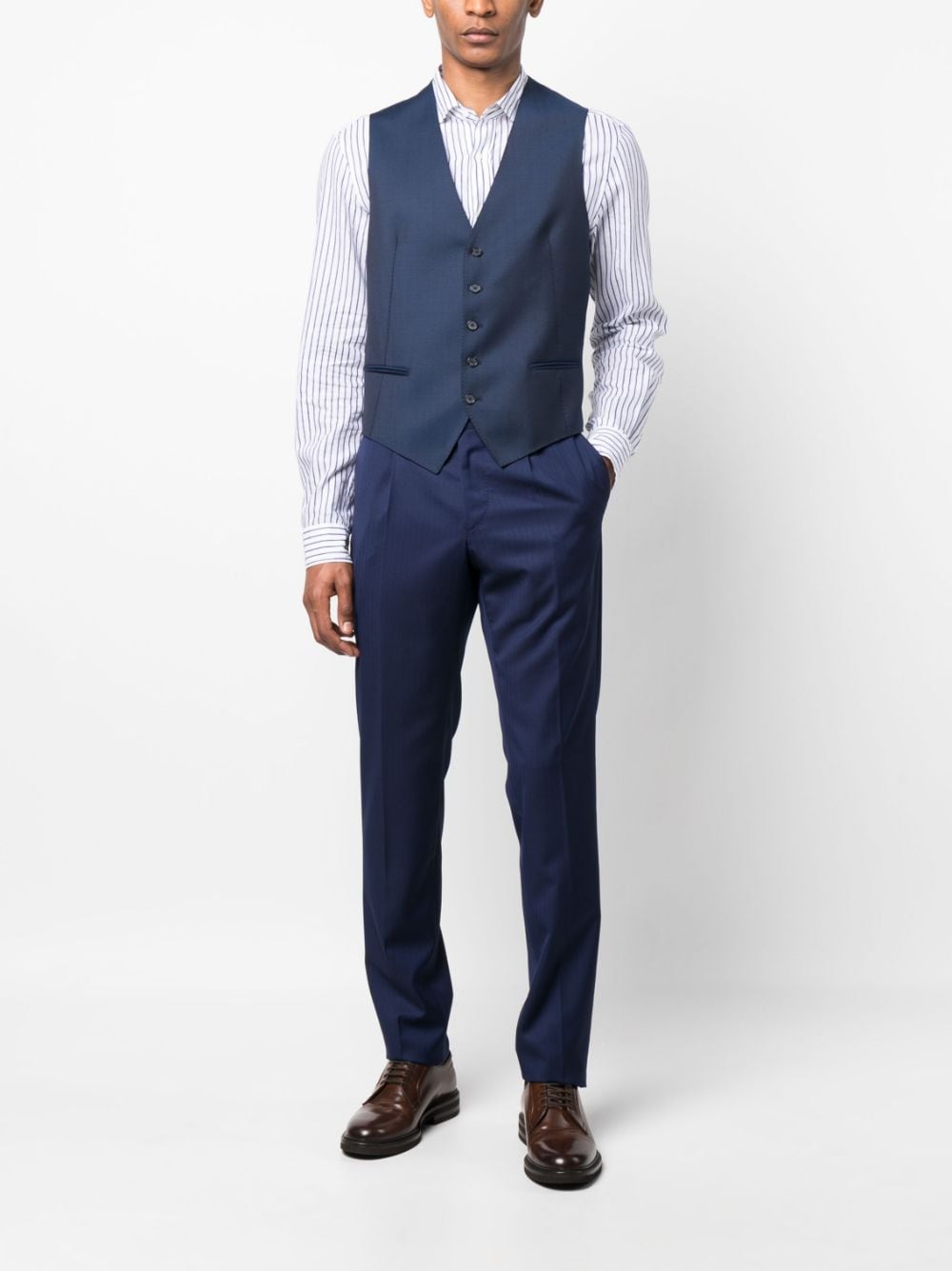 TAGLIATORE Tagliatore Virgin Wool Waistcoat