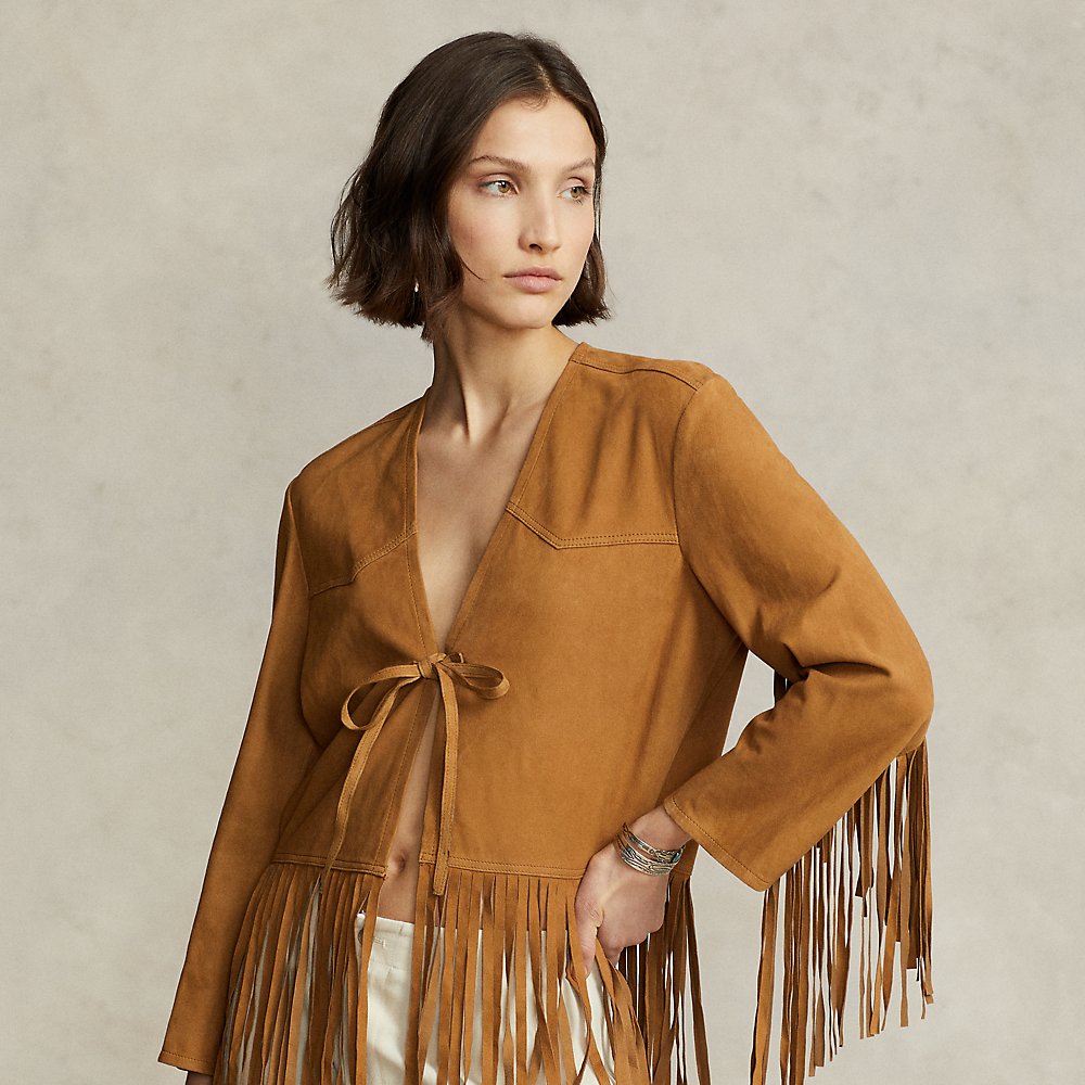 Lamb Suede Fringed Jacket
