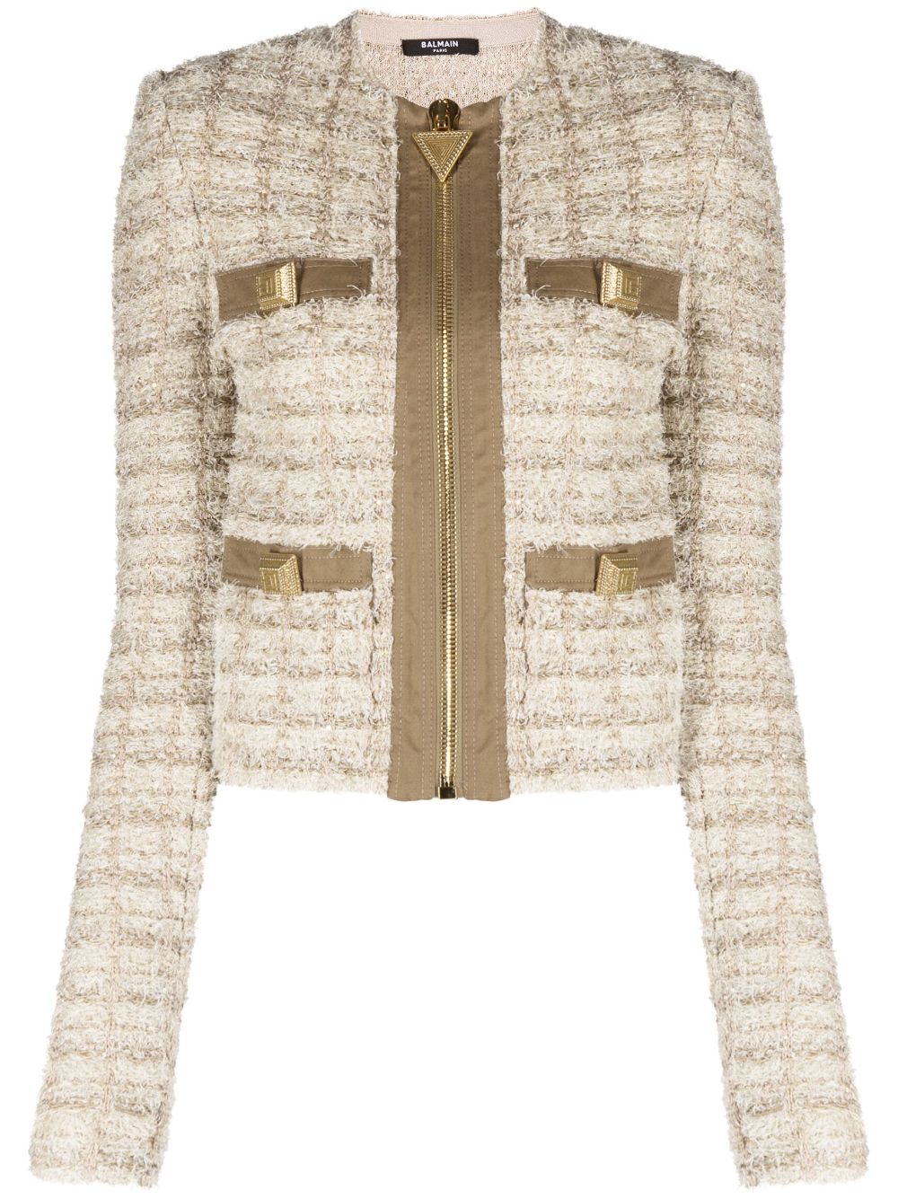 BALMAIN Balmain Button-Embellished Bouclé Jacket