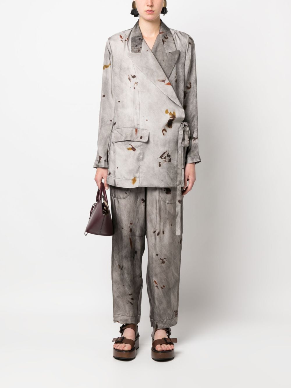UMA WANG Graphic-Print Trousers