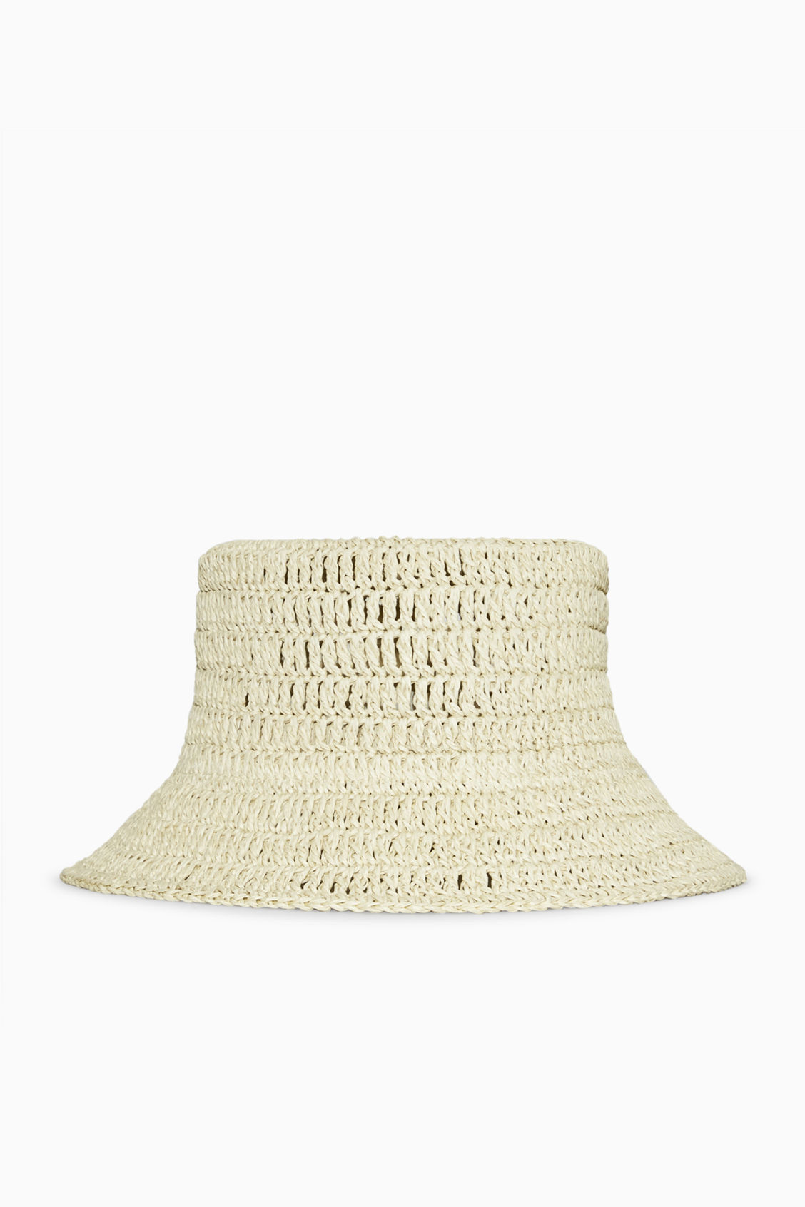 Cos Woven Straw Sun Bucket Hat In Beige COS Straw Sun Hat | endource main image 2
