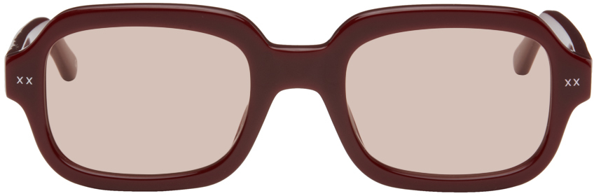 Lexxola Women\'s Deep Burgundy Rectangle JORDY Sunglasses Lexxola jordy burnt tort - Gem main image 4
