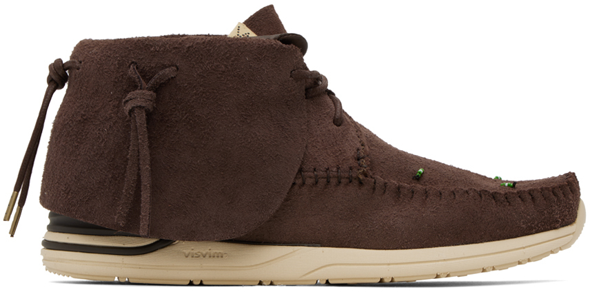 Buy Visvim Brown Fbt Lhamo-folk Sneakers - Dk.brown At 52% Off 