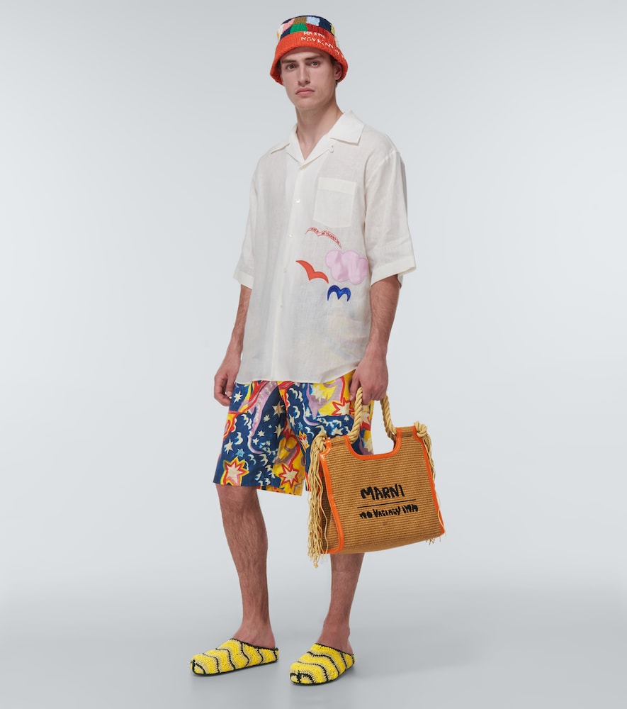 MARNI Marni x No Vacancy Inn Woven Mules