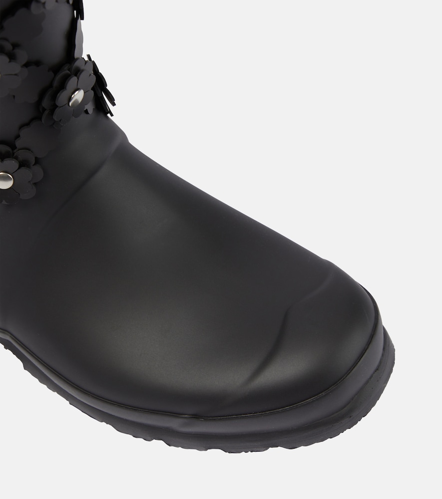 Noir Kei Ninomiya X Hunter Chain-Embellished Rain Boots In Black