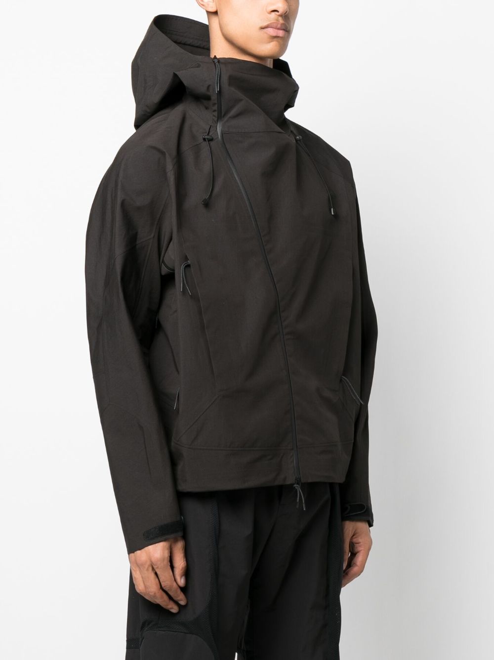 _j.l-a.l_ torrent フーデットジャケット J.L-A.L Torrent Drawtring Hooded Jacket In Black - 43% Off