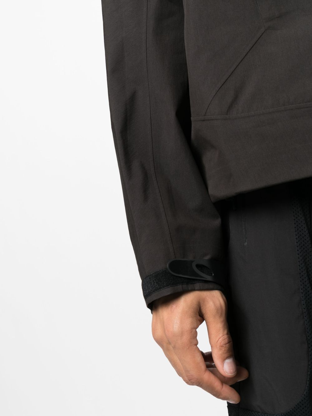 J.L-A.L Torrent Drawtring Hooded Jacket In Black - 43% Off