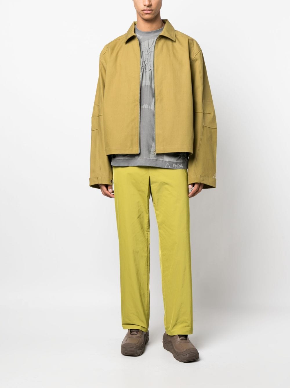 ROA ROA Zip-Front Shirt Jacket