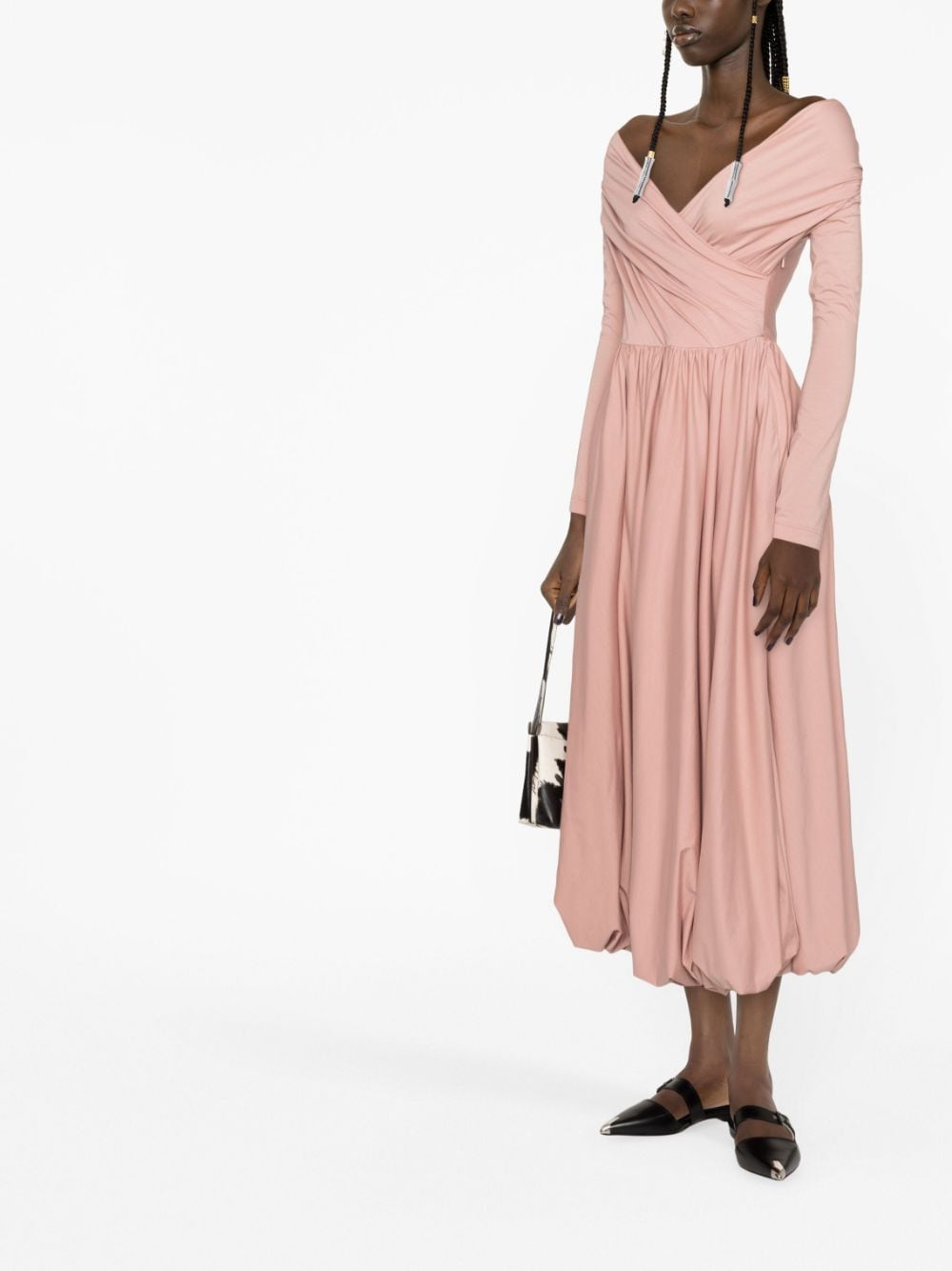 PHILOSOPHY DI LORENZO SERAFINI Philosophy Di Lorenzo Serafini Off-The-Shoulder Midi Dress