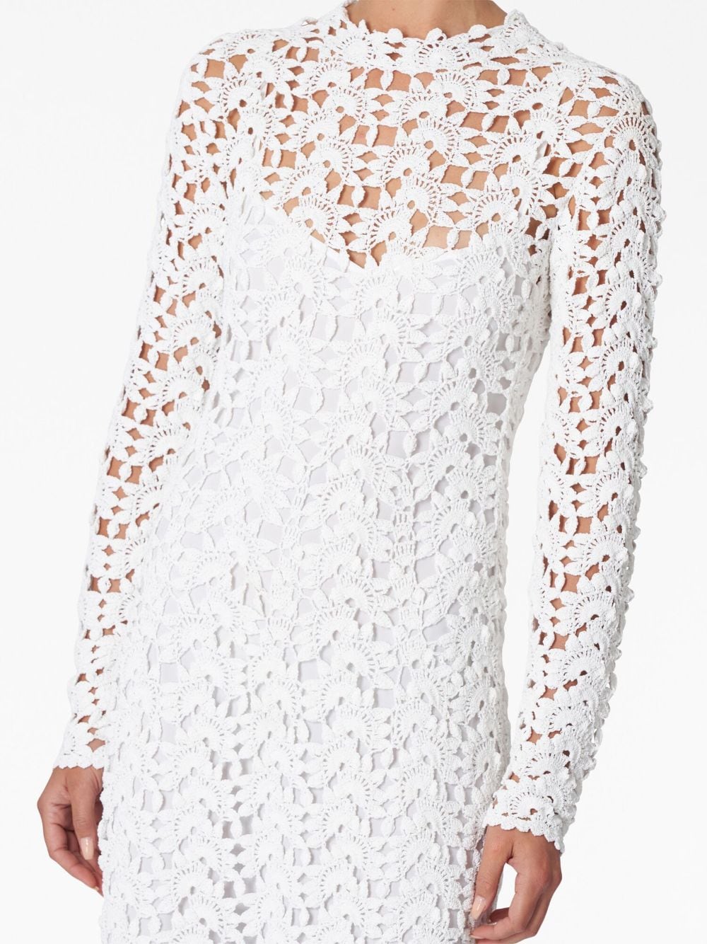 white christmas dresses Vani Crochet Dress