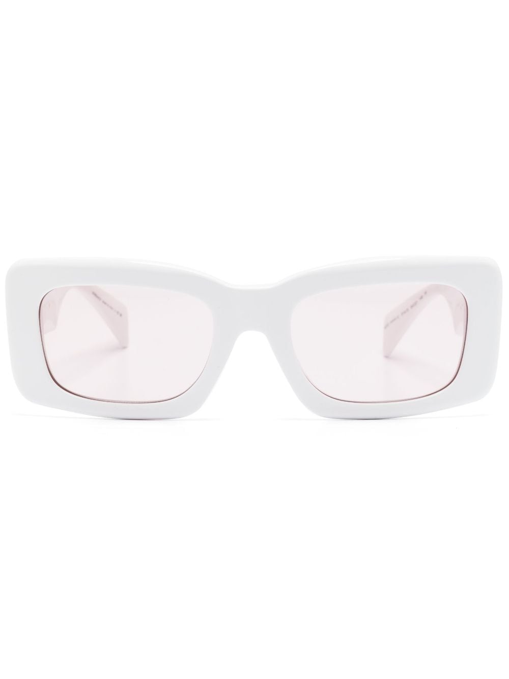 Versace Rectangular-frame Sunglasses - White | Editorialist