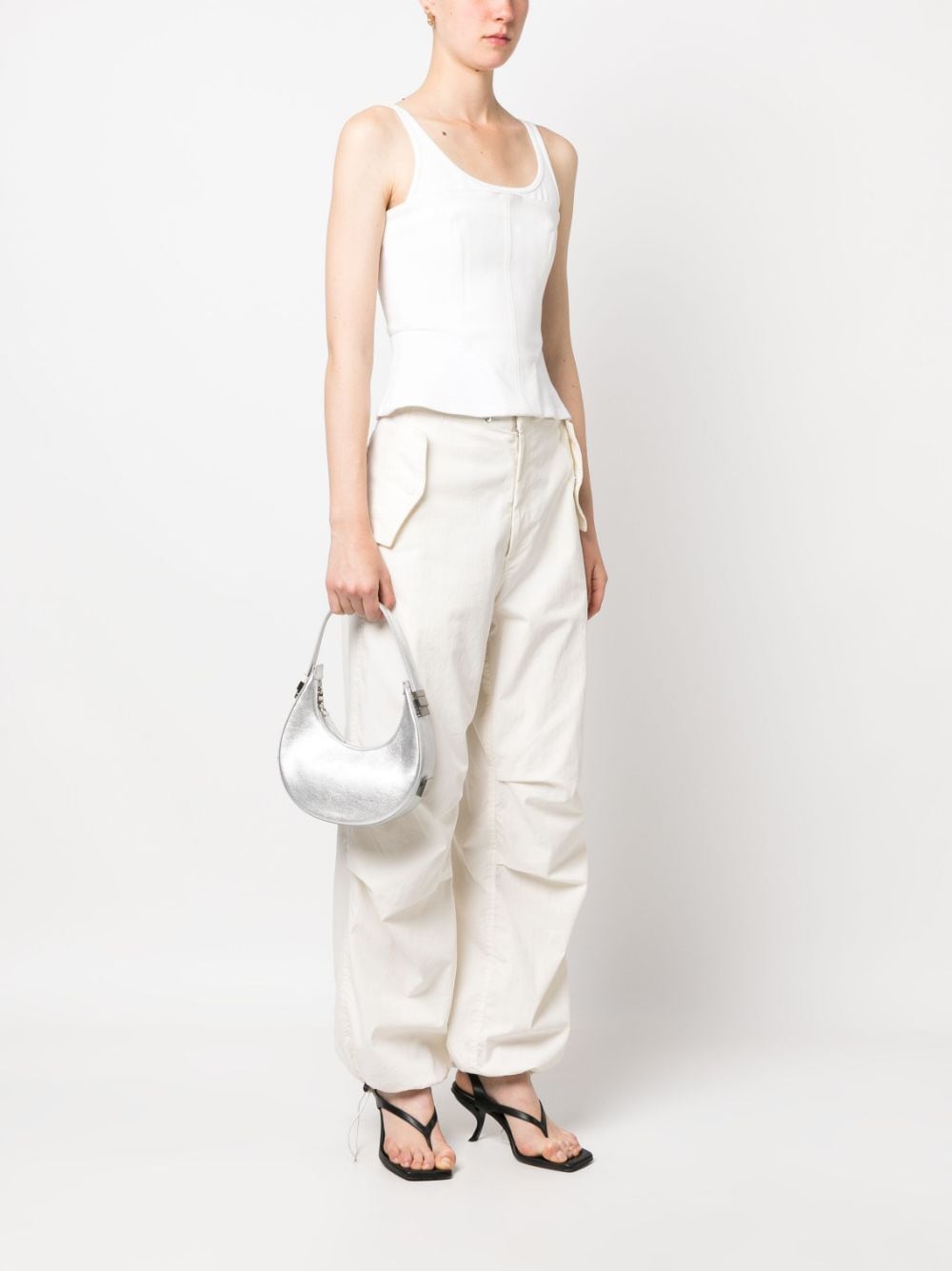 OSOI Osoi Toni Metallic Shoulder Bag