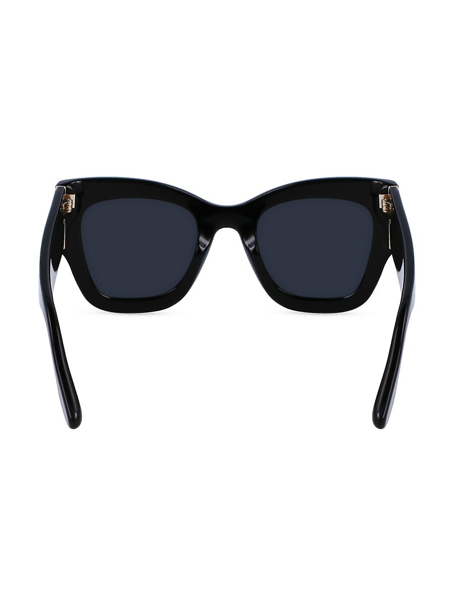 Victoria Beckham 51mm V Plaque Butterfly Sunglasses - Honey  display picture 2