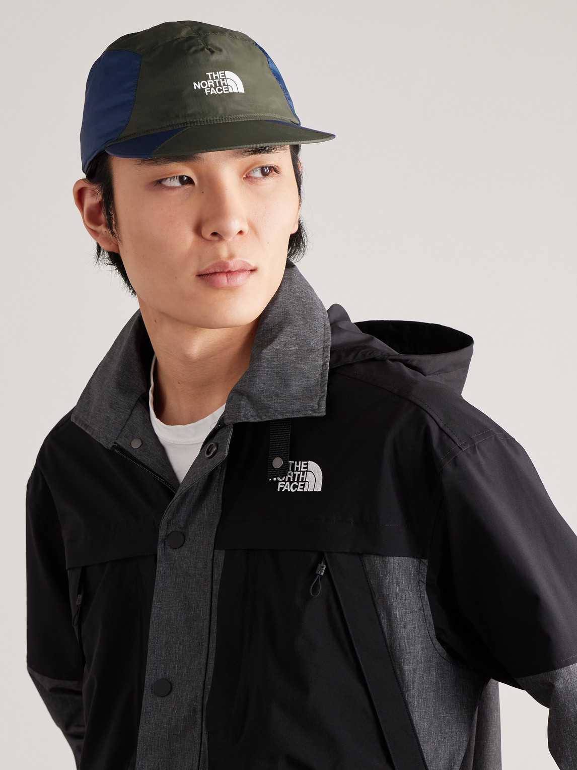 The North Face 92 Retro Logo-Print Recycled-Ripstop Baseball Cap
