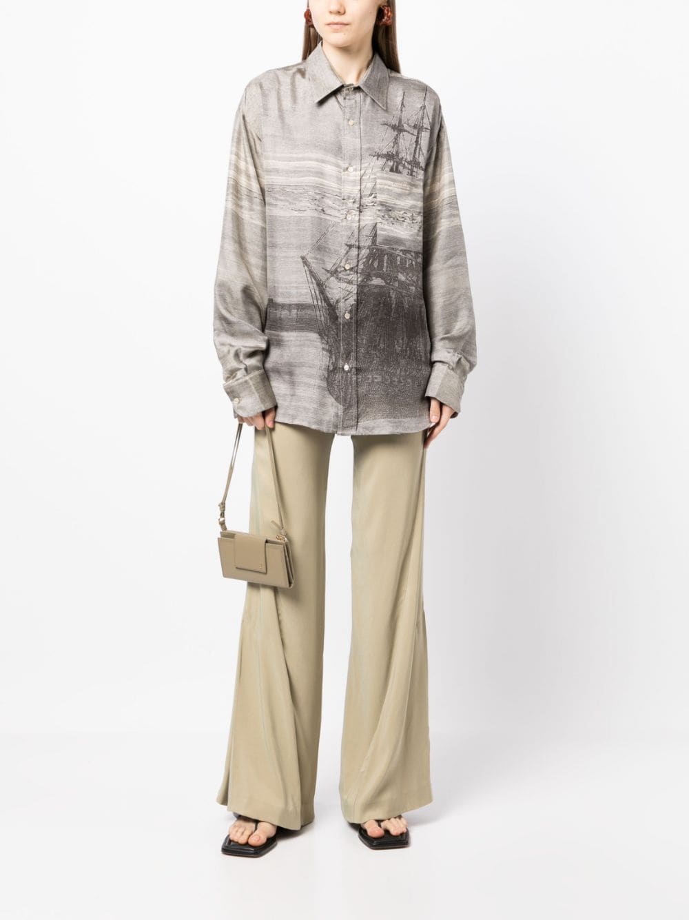 PIERRE-LOUIS MASCIA Pierre-Louis Mascia Graphic-Print Shirt
