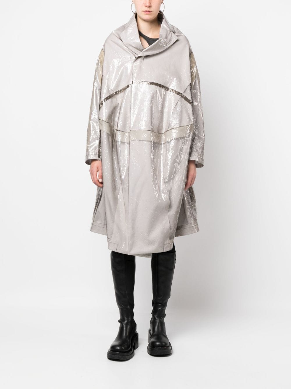 COMME DES GARÇONS Comme Des Garçons Asymmetric Embossed Raincoat