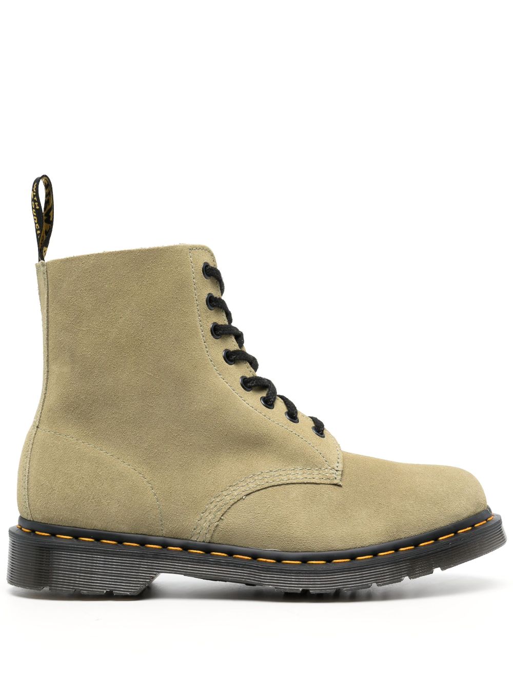 Dr Martens Green Suede Boots Dr Martens Reeder Suede Olive Green Boots