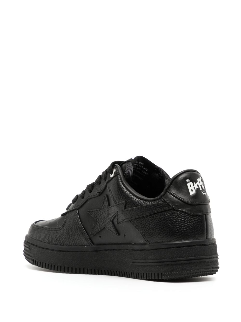 A Bathing Ape® Bape Sta #6 Low-Top Sneakers - Black | Editorialist
