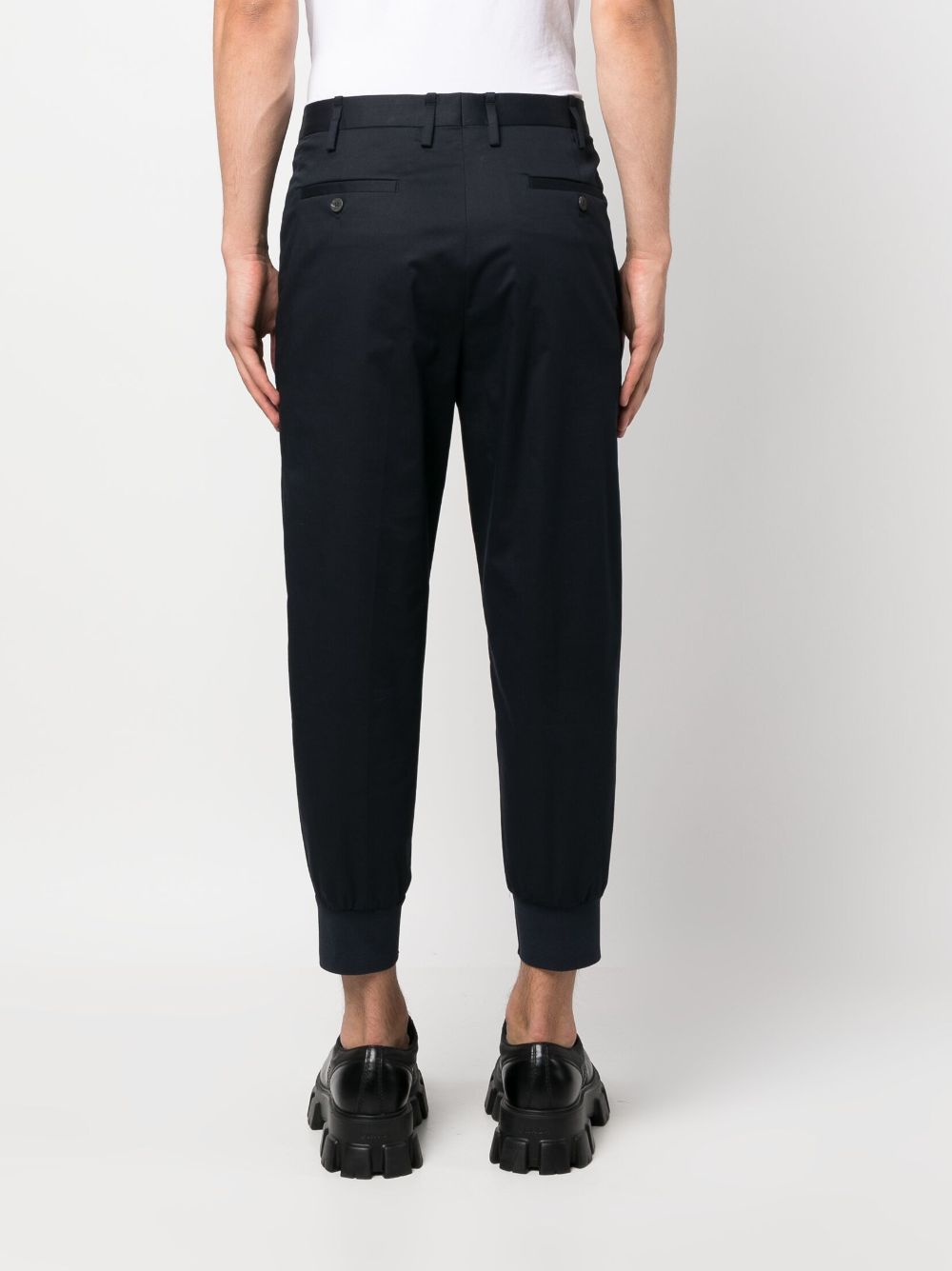 パンツ 00s Neil Barrett minimal cotton pants Neil Barrett Cotton Pants In Navy - 78% Off | Editorialist
