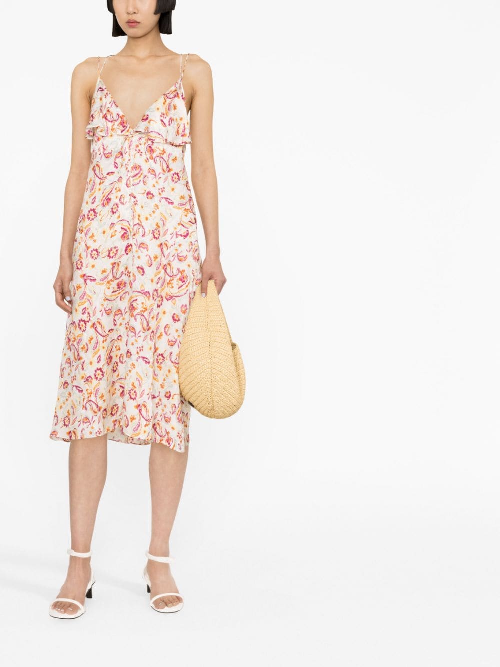 ISABEL MARANT ÉTOILE ISABEL MARANT Paysa Floral-Print Midi Dress