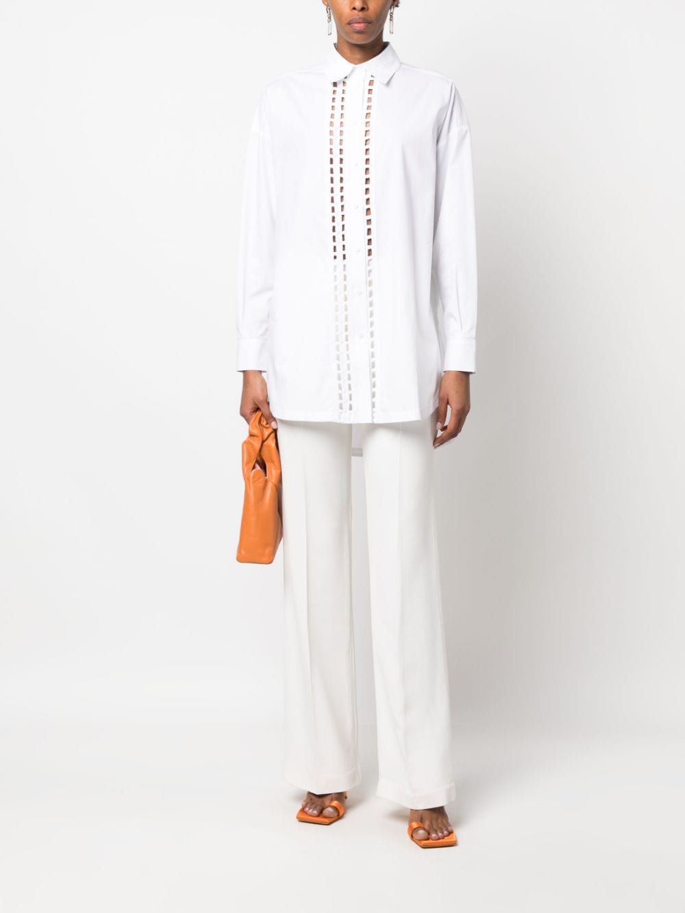 ERMANNO SCERVINO Ermanno Scervino Embroidered Insert Shirt