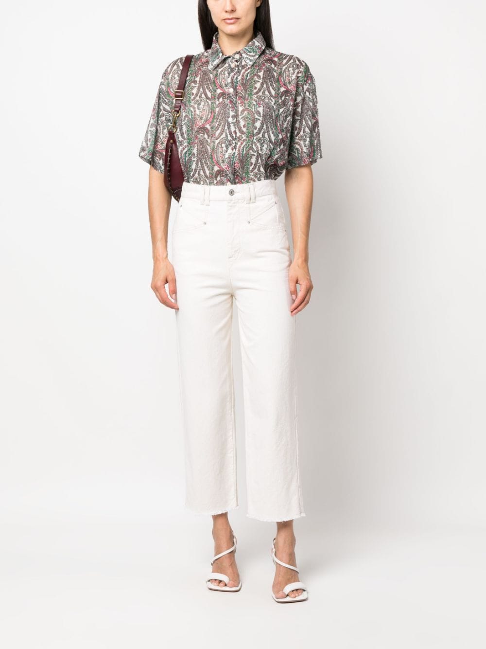 ISABEL MARANT ISABEL MARANT Bilya Oversized Paisley-Print Shirt