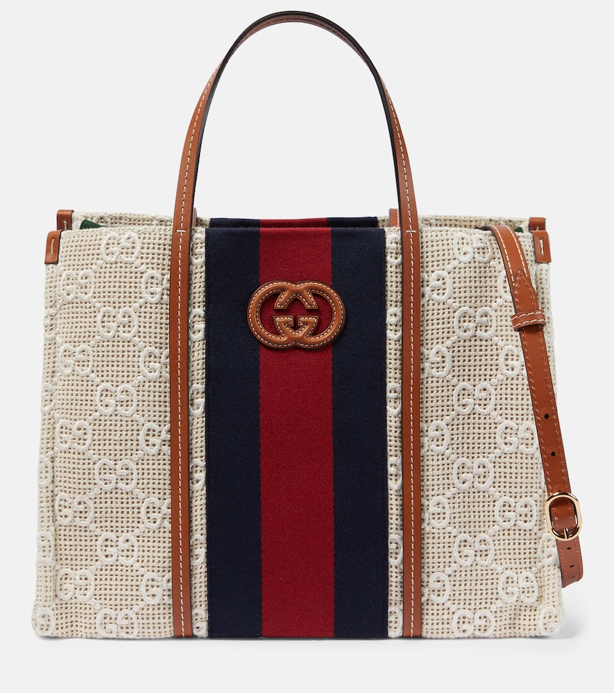 Gucci Interlocking G Medium Tote Bag - Beige | Editorialist