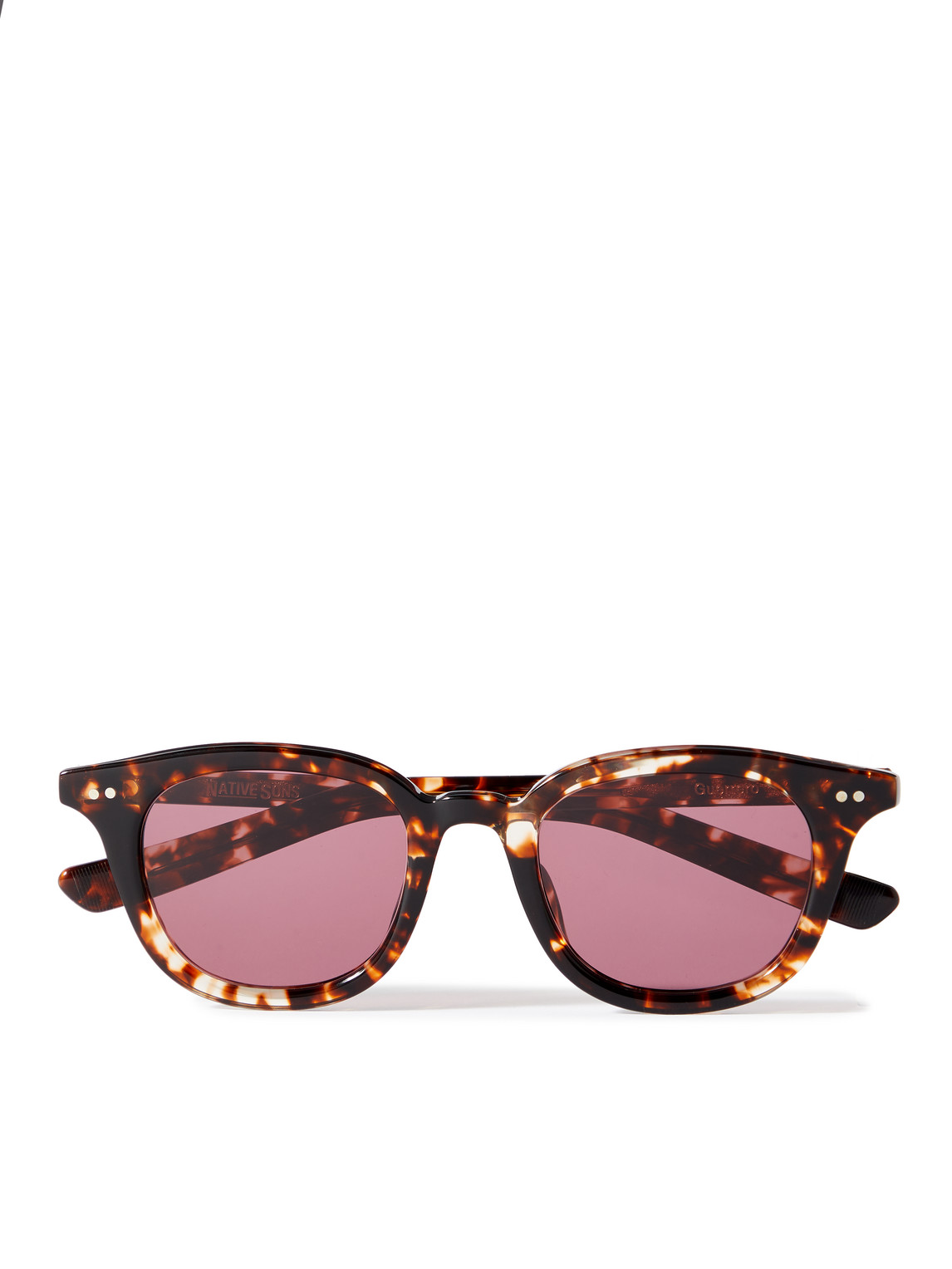 Native Sons Guerrero Square-Frame Acetate Sunglasses In