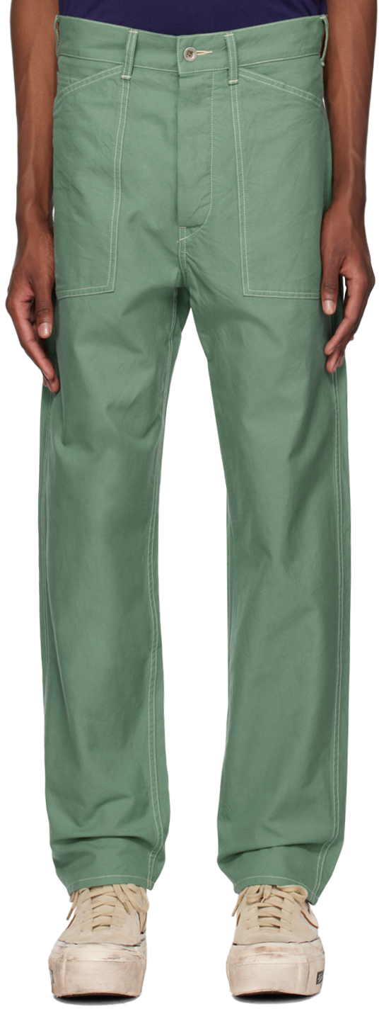 Visvim Carpenter Trousers - Green | Editorialist