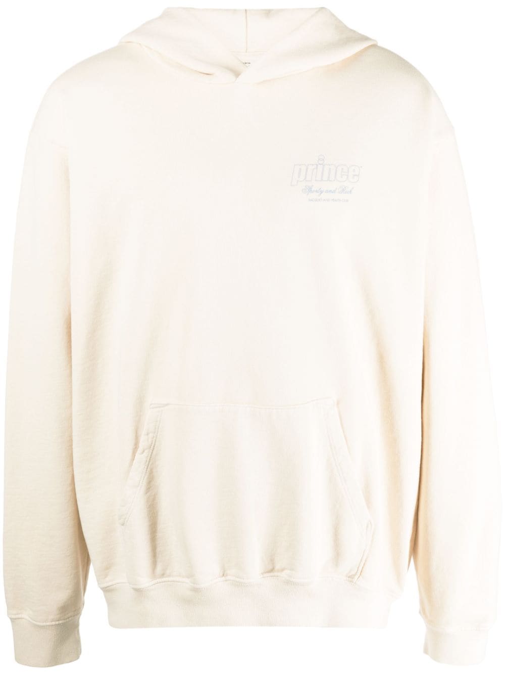 Sporty & Rich Sr Sun Club Hoodie In Cream/Black - 37% Off