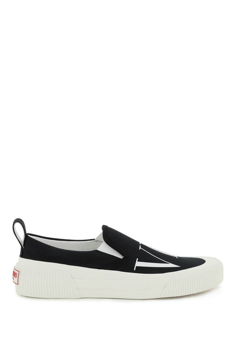 Buy Valentino Garavani Vltn Slip-on - Black At 26% Off | Editorialist