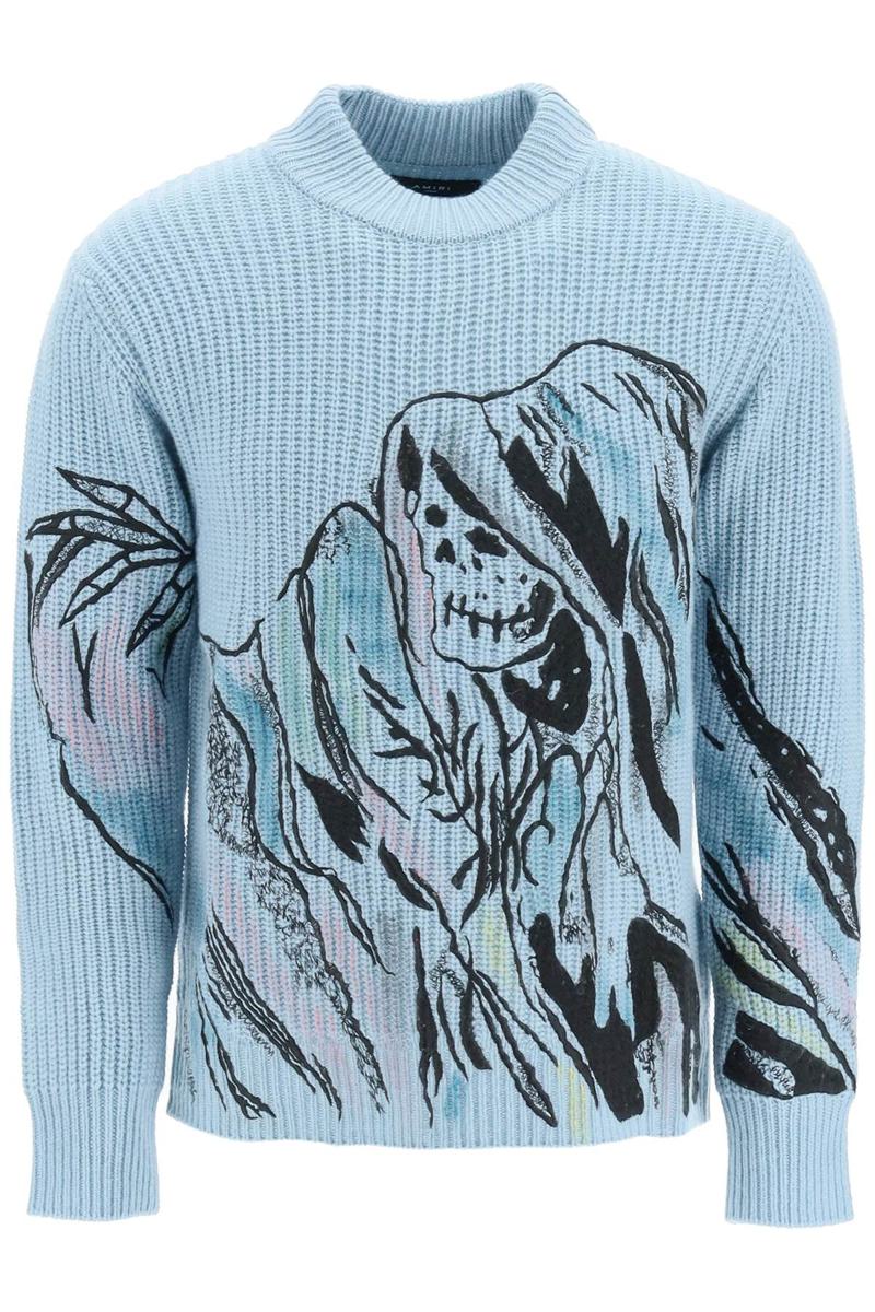 Buy Amiri Wes Lang Secret Sweater - Blue At 70% Off | Editorialist