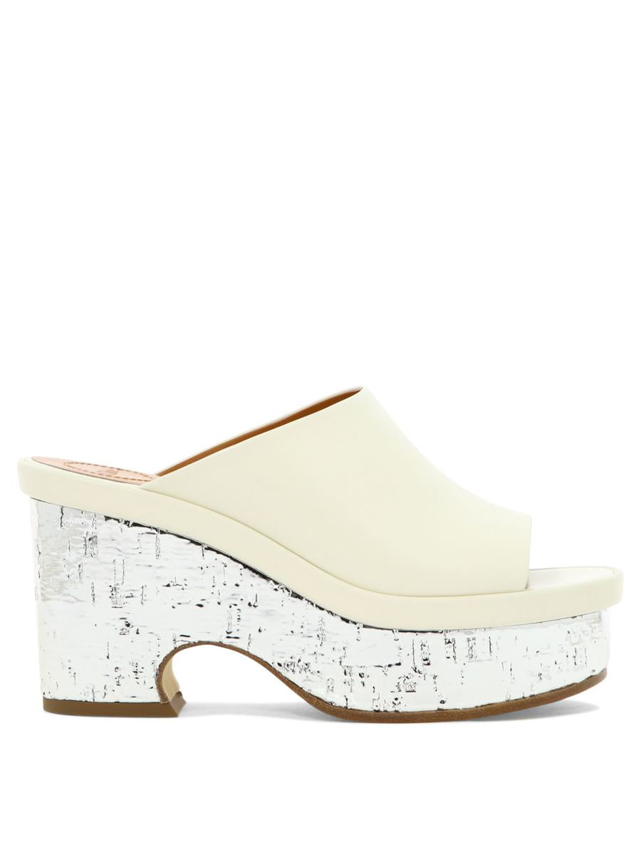Buy Chloe Oli Platform Mules - White At 38% Off | Editorialist