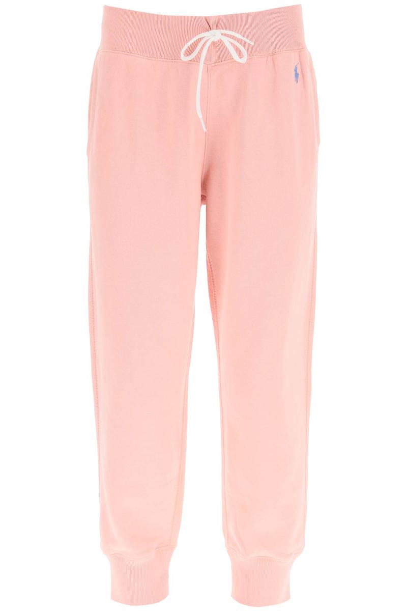 Buy Polo Ralph Lauren Sweatpants With Embroidered Logo - Pink At 28% ...
