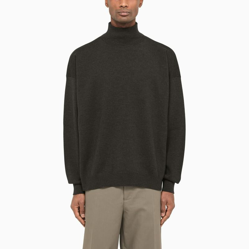極美品FEAR OF GOD エターナル ハイネック ウール ニット セーターM Fear Of God Eternal Turtleneck In Black - 35% Off | Editorialist