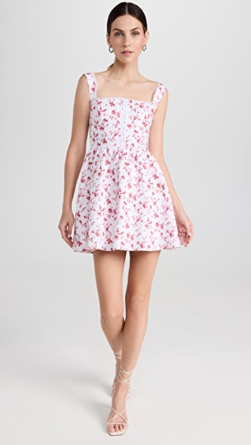 Reformation Sheri Linen Dress In Rosalie - 40% Off | Editorialist