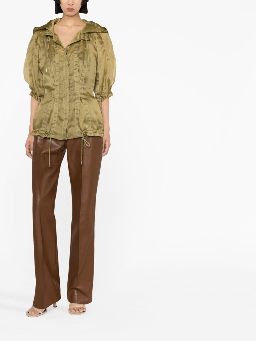 ALBERTA FERRETTI Striped Fitted Jacket
