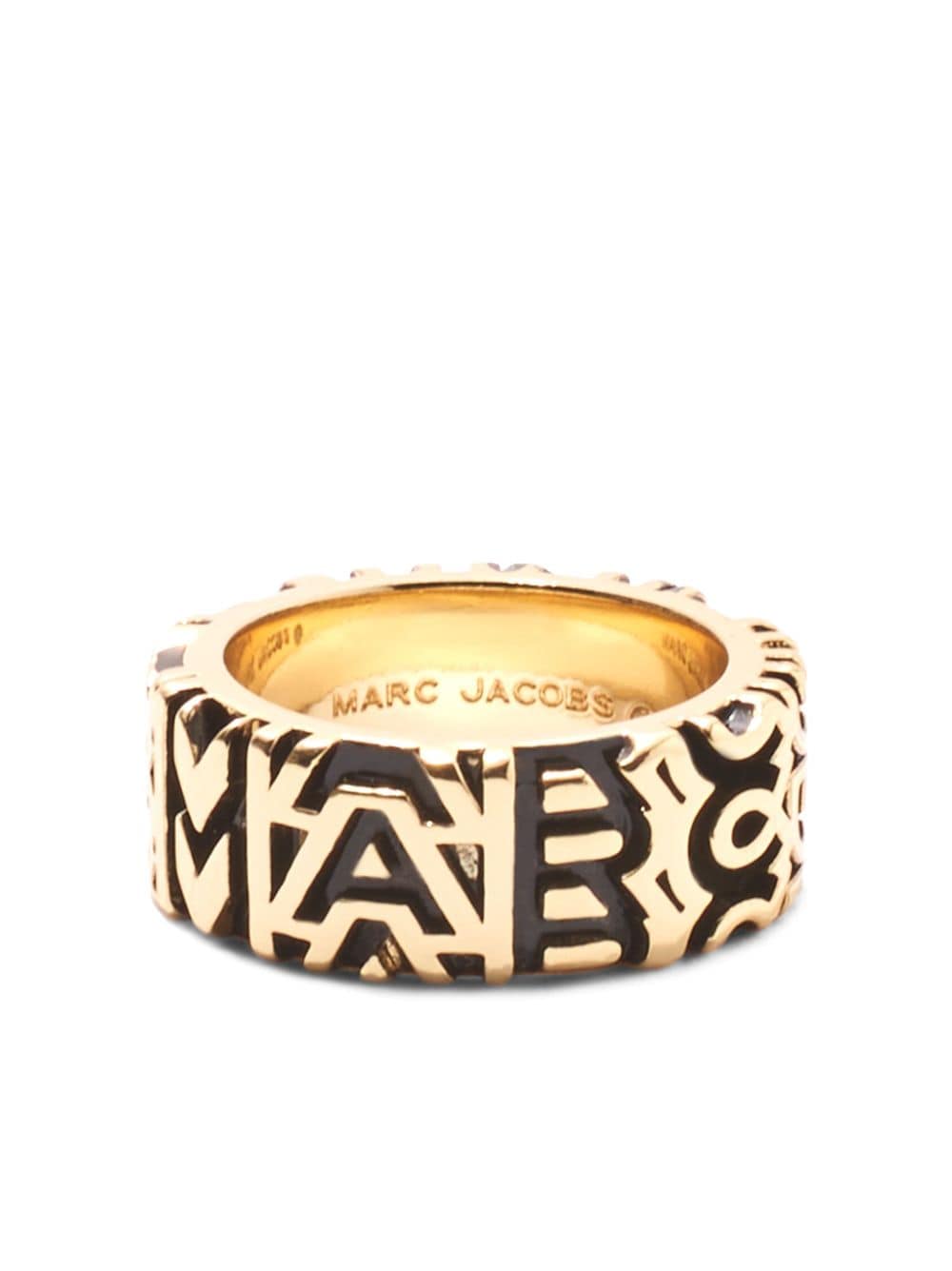 Marc Jacobs Monogram Logo-engraved Ring - 967 | Editorialist