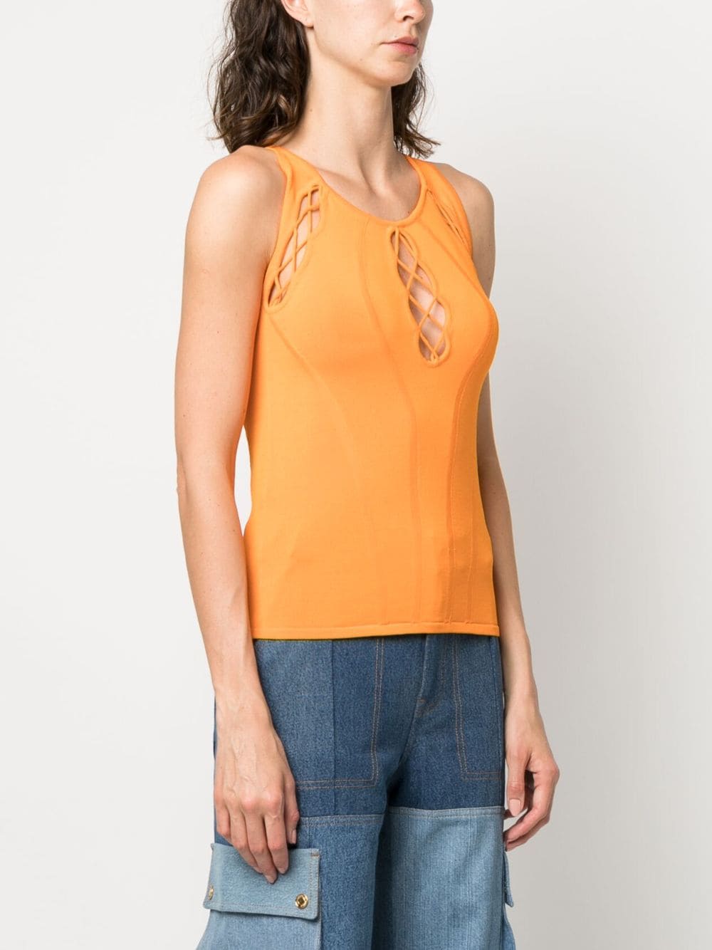 Bcbgmaxazria Andi Lace Trim Evening Dress In Offwhite - 35% Off |  Editorialist