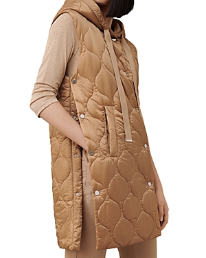 Marella Bracco Quilted Vest - Sand | Editorialist