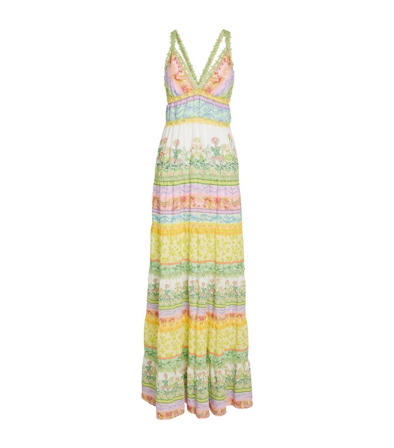 Alice + Olivia Karolina Floral Maxi Dress - Multi | Editorialist Alice + Olivia Karolina Floral Maxi Dress - Multi | Editorialist
