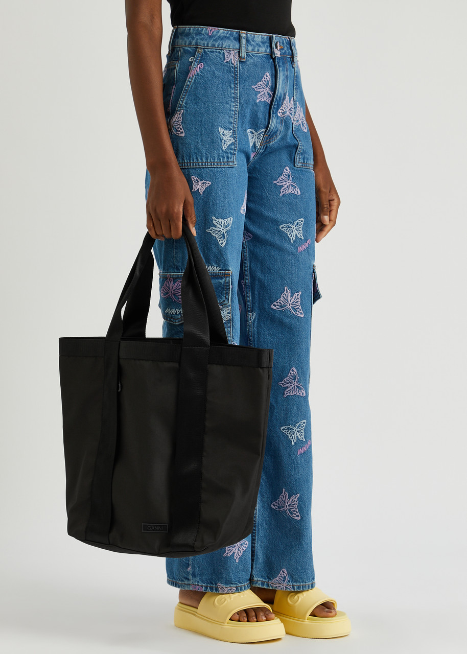 GANNI Ganni Large Recycled Nylon Tote