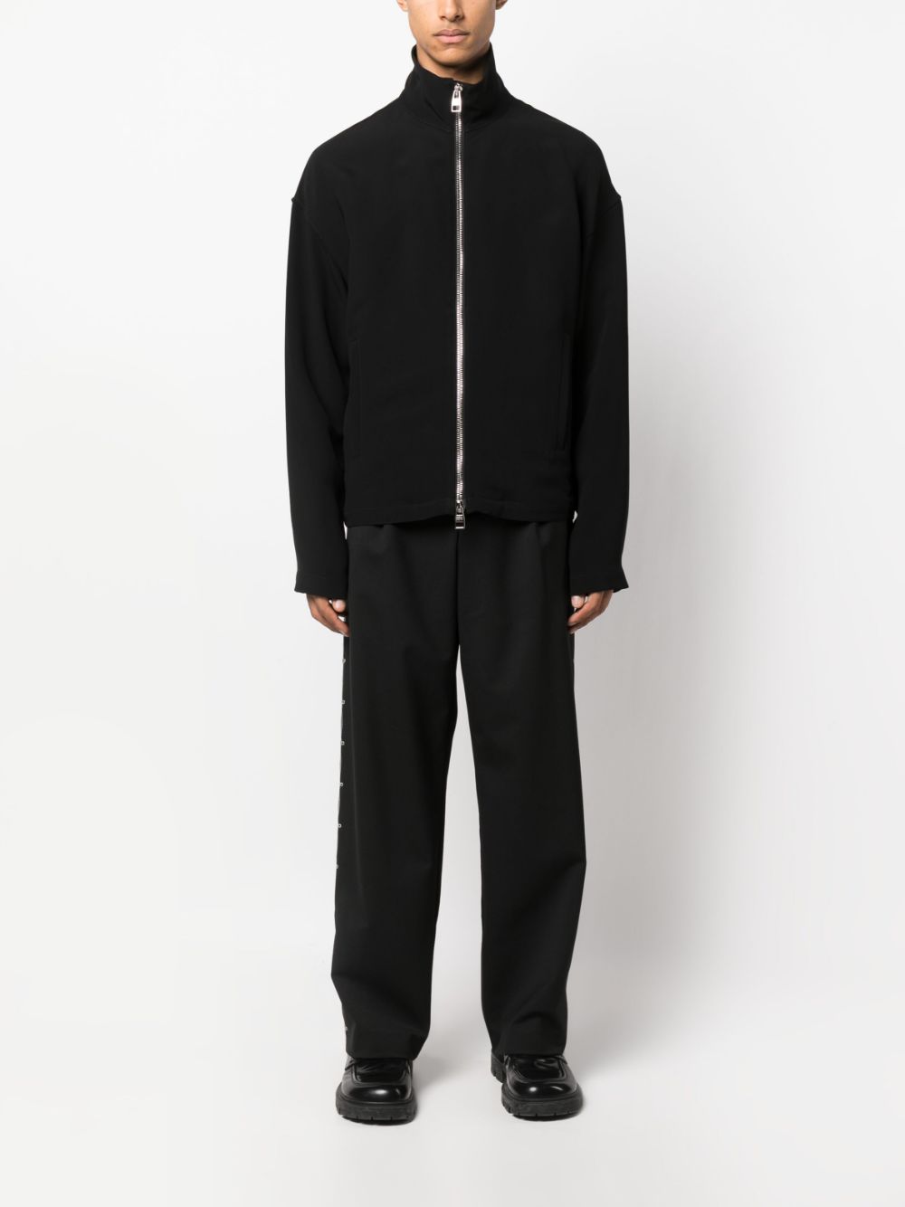 ALEXANDER MCQUEEN Alexander McQueen High-Neck Zipped Jacket