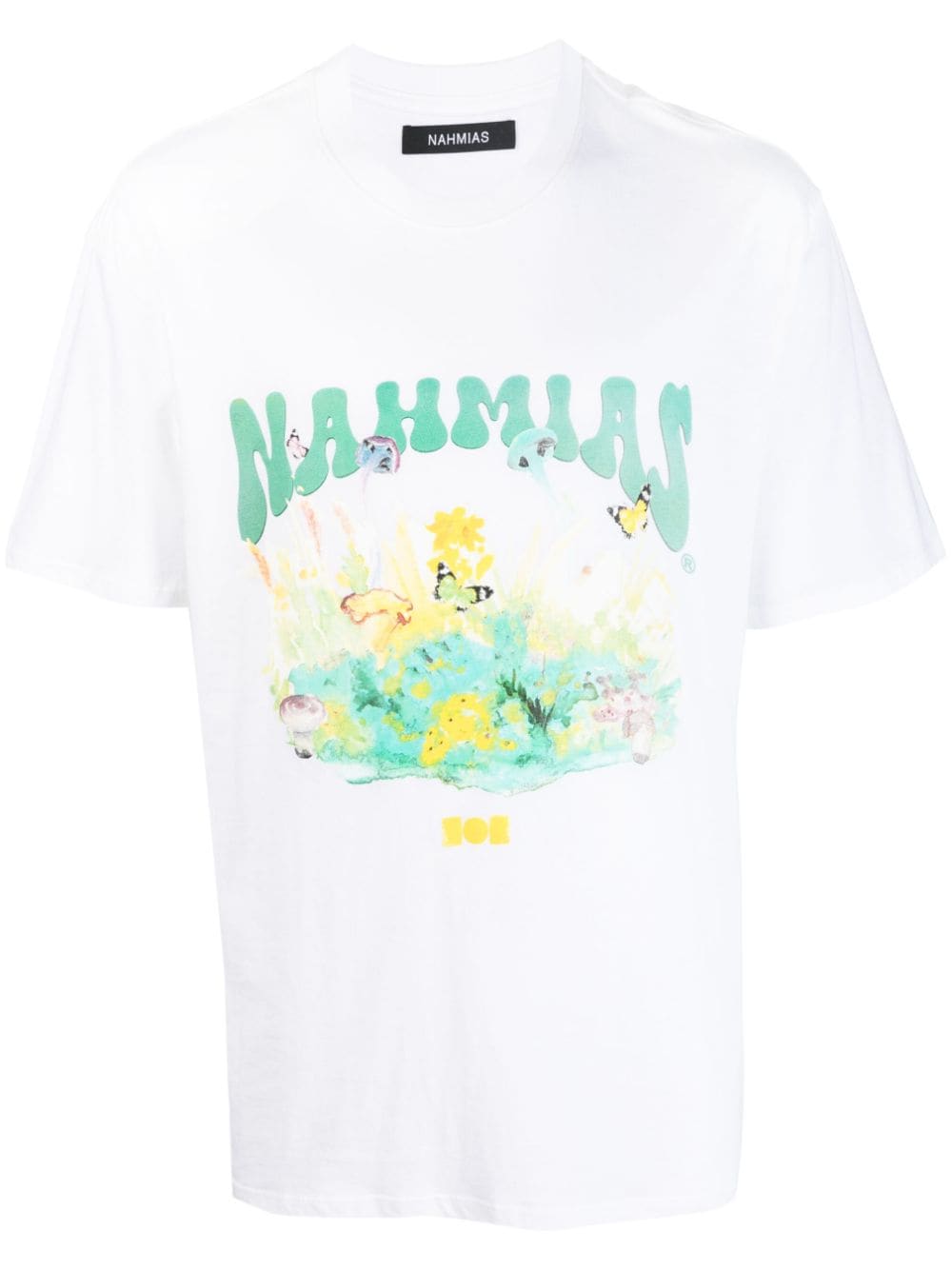 NAHMIAS logo-print cotton t-shirt