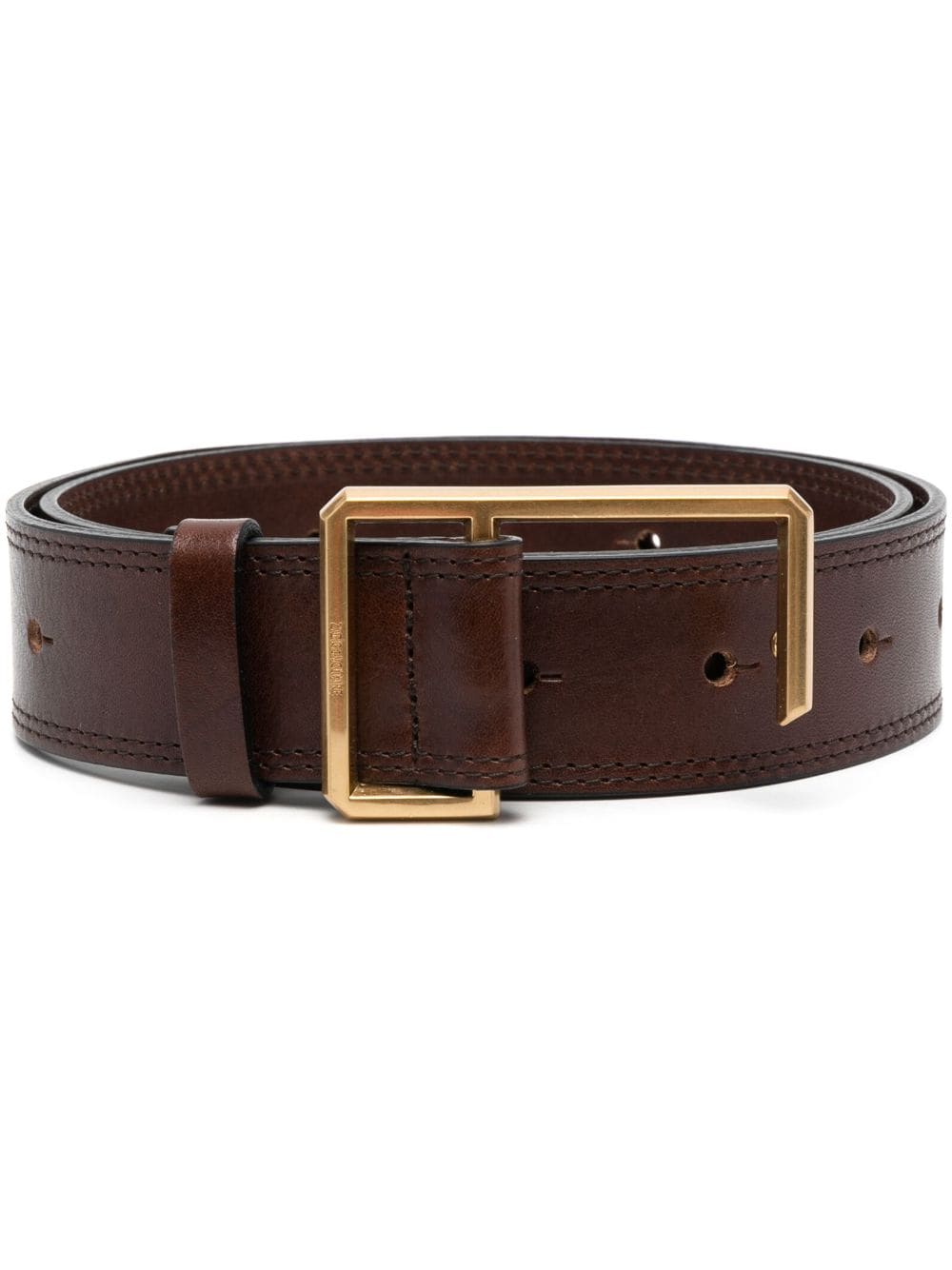 Zadig&Voltaire Cecilia Leather Belt - Brown | Editorialist display picture 1