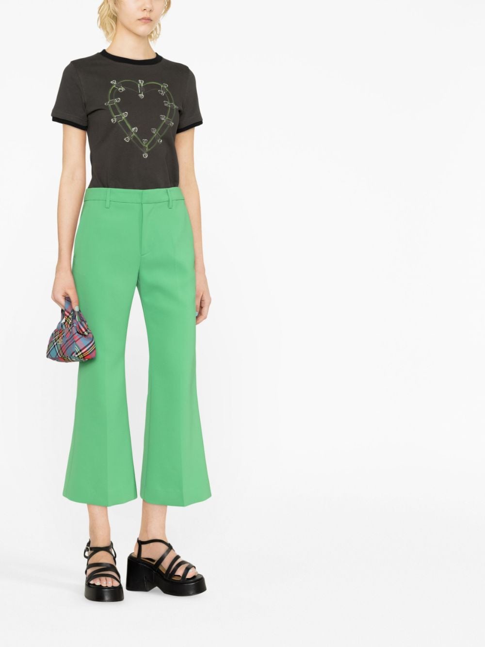 DSQUARED2 Dsquared2 Kick-Flare Cropped Trousers